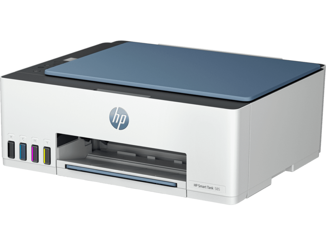 HP Smart Tank 585 All-in-One Printer | Certified and Colorful HP Smart ...